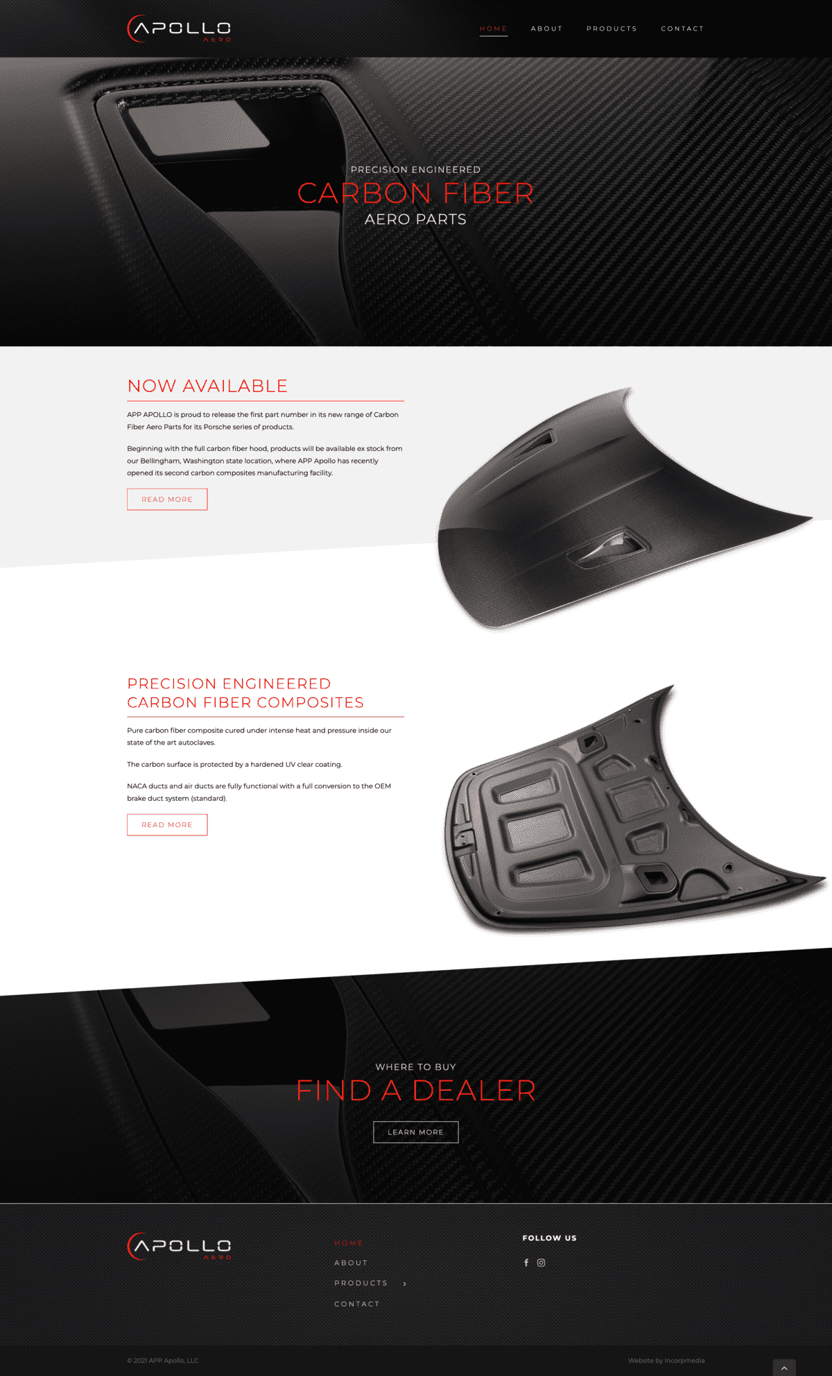 Apollo Aero Website · Incorpmedia Web Design, Graphic Design, Digital ...